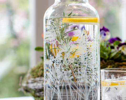 Silver Birch Mini Carafe & Glass Set - Emma Britton - Emma Britton