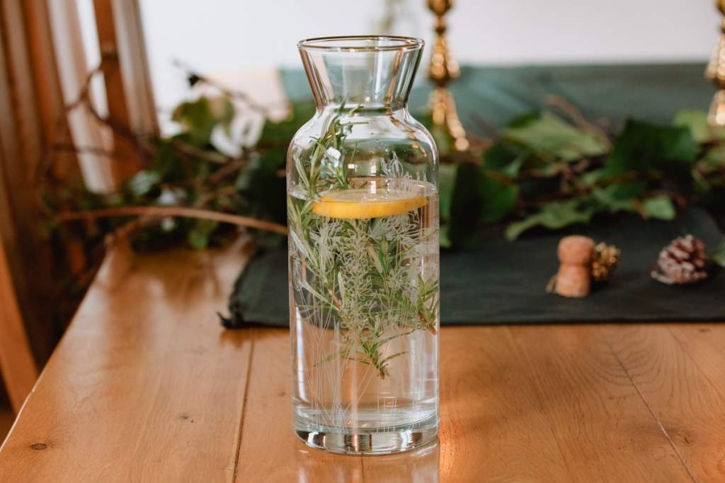 Floral Glass Drinks Carafe. Ft. an elegant floral etch design | Emma ...