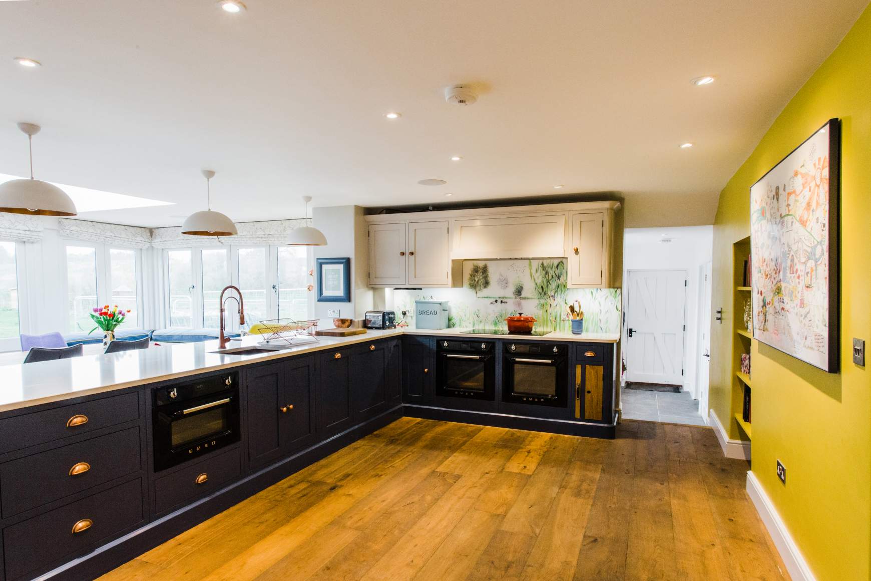 Splashbacks for Country Kitchens - Emma Britton Decorative Glass - Emma ...