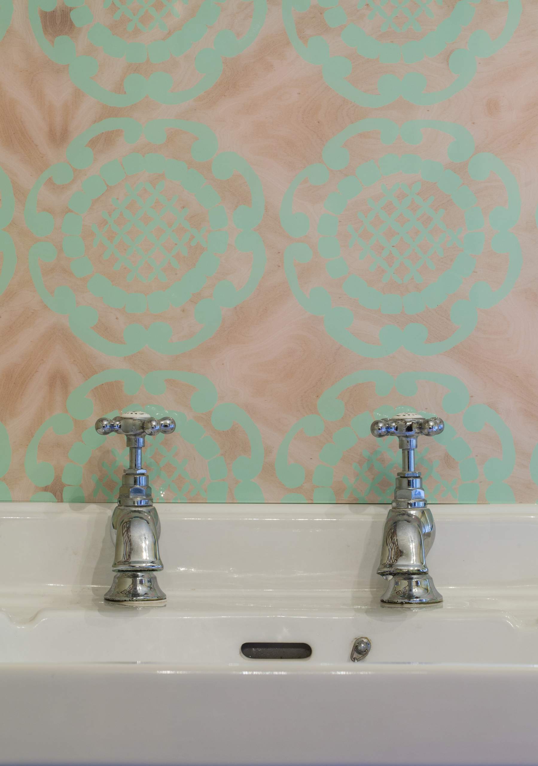 Emma Britton Mint Geo in Maple Vanity Splashback - Emma Britton - Emma ...